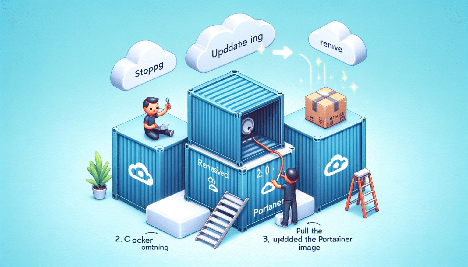 Portainer aktualisieren: Schritt-für-Schritt per Docker